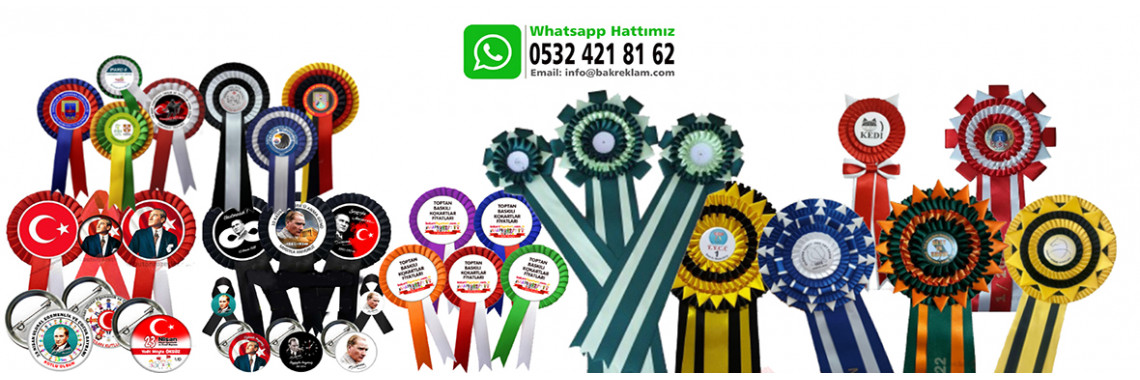 Saten kokart | Kokart | Yaka Kokartı | Buton Rozet